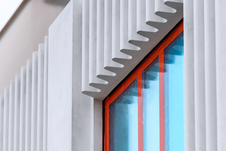 HYLLIE TERRASS in Malmö Sweden | Precast White Concrete | Aalborg